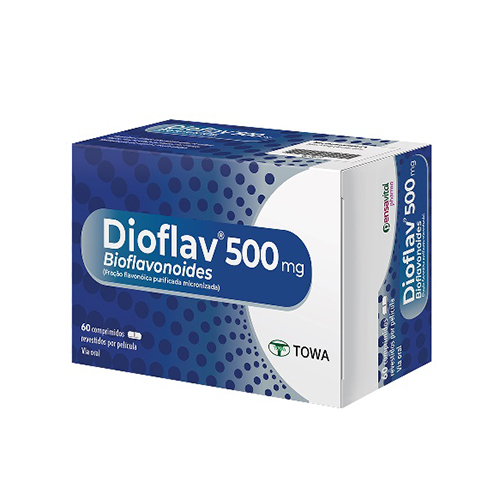Dioflav 500mg - 60 Comprimidos | Farmácia Camelo