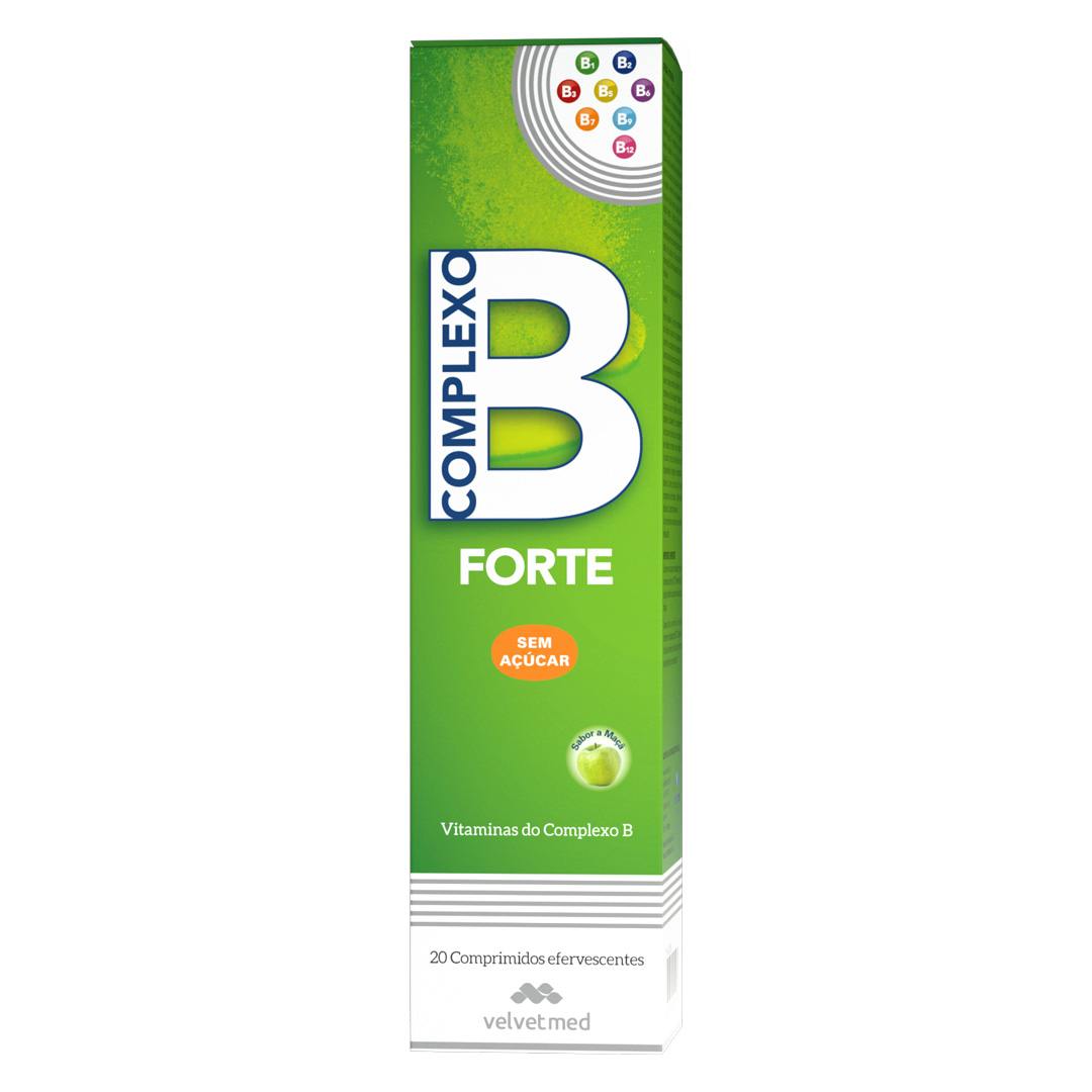 Complexo B Forte Vitaminas - 20 Comprimidos Efervescentes | Farmácia Camelo