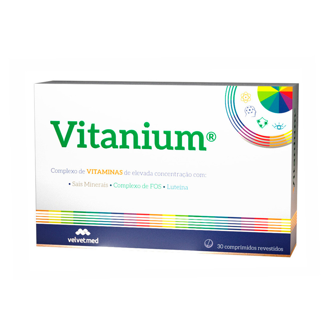 Vitanium - 30 Comprimidos | Farmácia Camelo