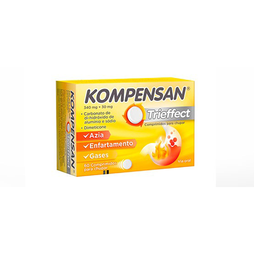 Kompensan Trieffect - 20 Comprimidos para Chupar | Farmácia Camelo